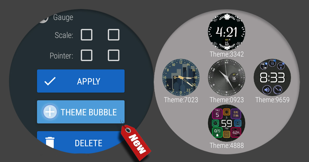 v9.75beta2: New theme shortcut bubbles! – Bubble Cloud Widgets + WearOS ...