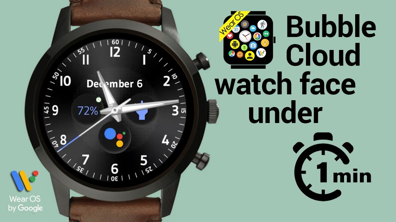 Short video: Bubble Cloud watch face in 1 minute – Bubble Cloud Widgets + WearOS Tile Launcher ...